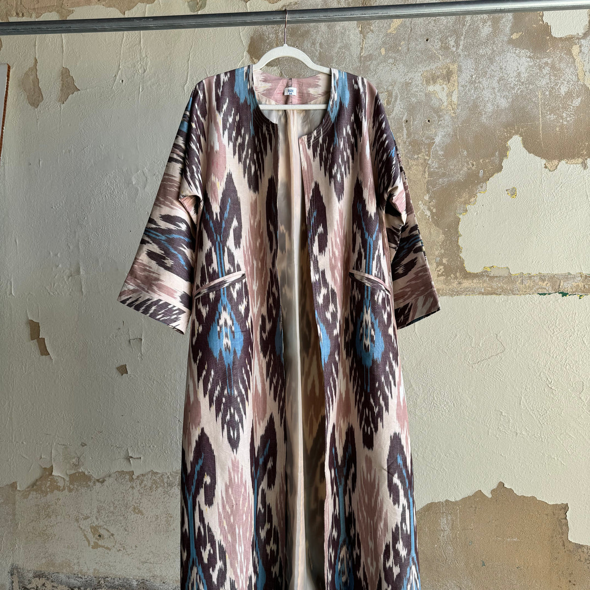 Silk Ikat Chapan from Uzbekistan (#7891) – B. Viz Design